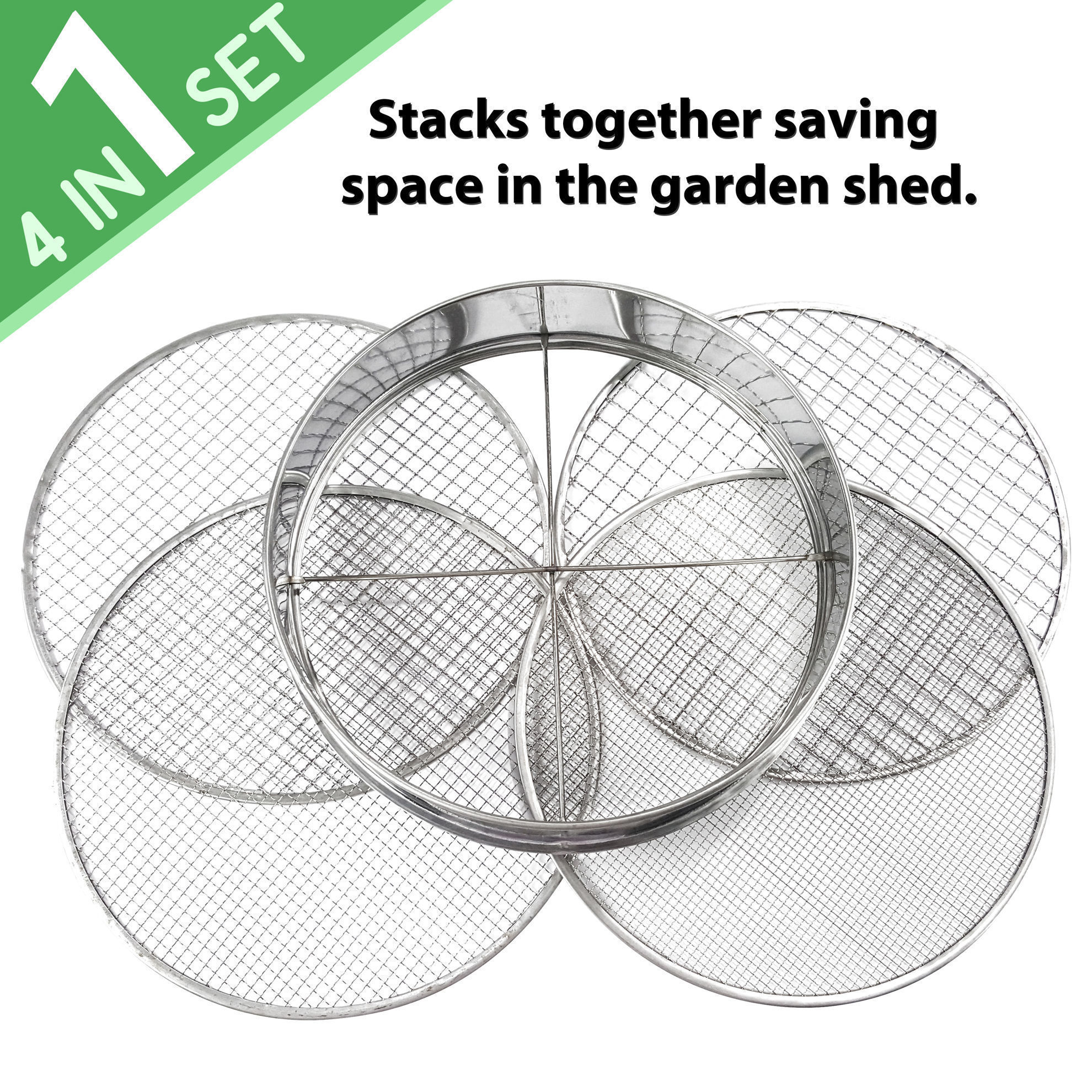 Practicool. Practicool Garden Potting Mesh Sieve - Sifting Pan ...